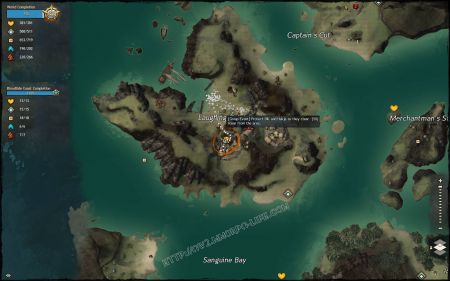 Gw2 Bloodtide Coast Map